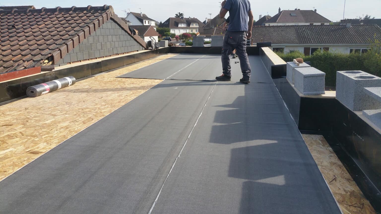 Etanchéité bitumeuse et EPDM - www.toiture-laurent.fr